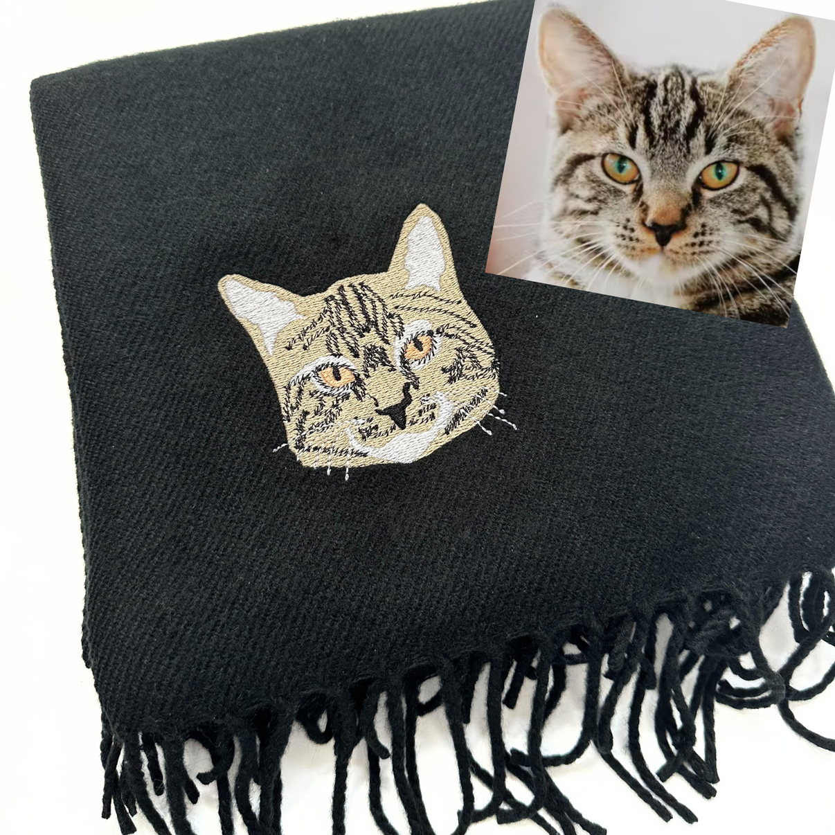 Pet Portrait Scarf – wearyourmoment